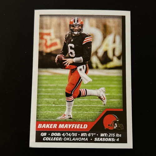 2021 Panini Stickers #139 Baker Mayfield Cleveland Browns NFL Football ...