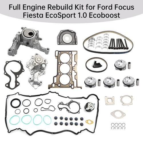 Full Engine Rebuild Kit for Ford Focus Fiesta EcoSport 1.0 Ecoboost ZA ...