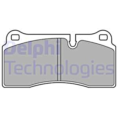 DELPHI Disc Brake Pad Set For AUDI Q7 R8 Spyder 4L 4S3 4S9 06-15 ...