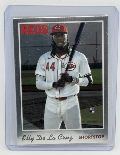 Elly De La Cruz - 2024 Topps Chrome X Mitchell & Ness Lids (RC) Rookie ...