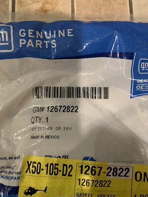 Genuine GM Exhaust System Front Gasket 12672822 | eBay