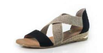 Pinaz Sandal 316 Ante Africa Negro Suede Women's EU sizes 36-41/6-11 ...