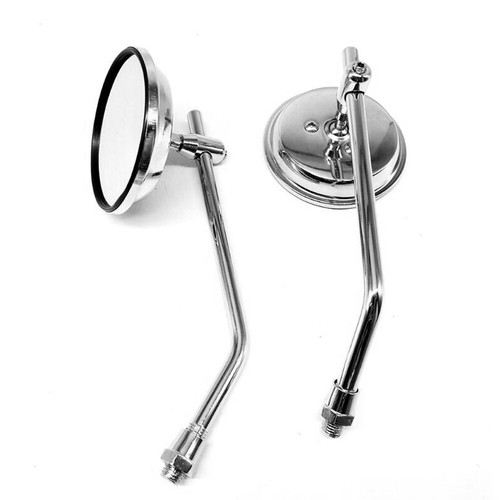 Motorcycle Rearview Mirror Universal Convex Rear View Mirrors Support ...