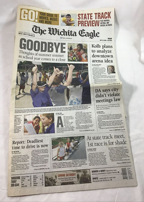 The Wichita Eagle Newspaper May 28 2004 Kansas | eBay