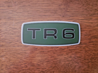 Triumph TR6 Badge Grill Logo 3"+ Vinyl Full Color Sticker Label Graphic ...