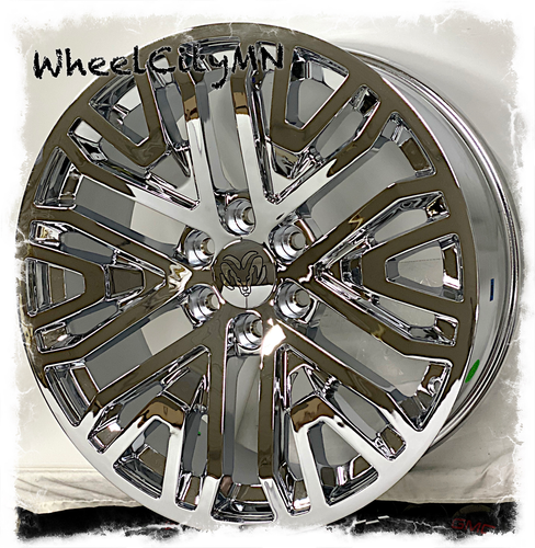 22" chrome 2020 2019 GMC Sierra 1500 Denali OE replica SEV wheels RAM ...