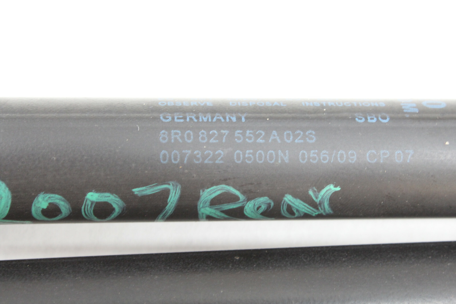 09 AUDI Q5 TRUNK LIFT TAILGATE STRUT SET 8R0 827 552 A OEM 10 11 12 13 ...