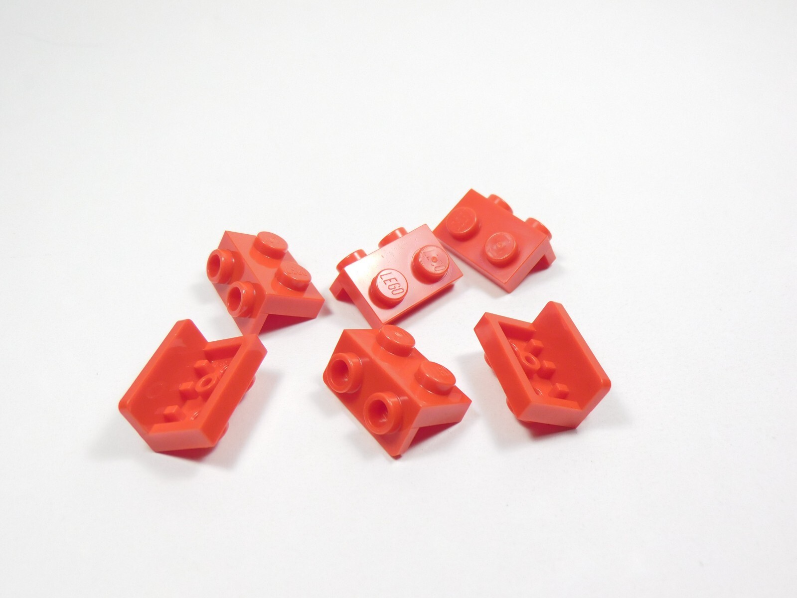 LEGO 6 Red 1x2-1x2 Brackets N1 | eBay