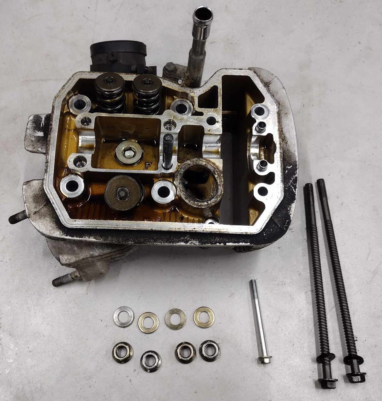 1991-1998 Honda Shadow VT VLX 600 Front Engine Cylinder Head OEM 12210 ...