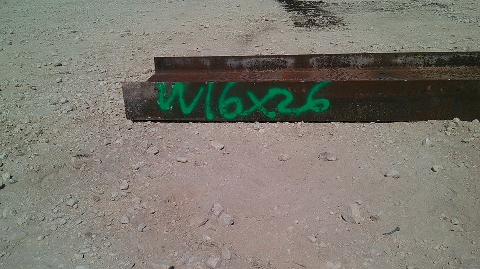 Steel H-Beam - 18' x 5-1/2" x 16" - W16X26 | eBay