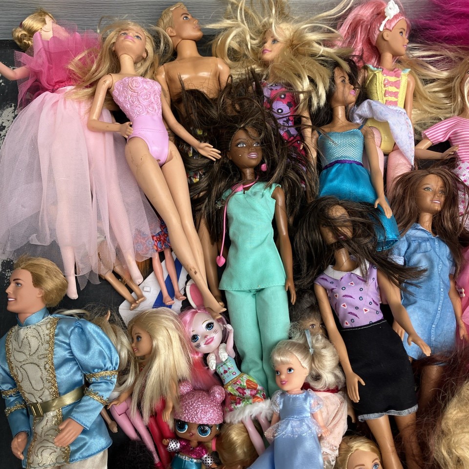 Large Girls Doll Lot: Barbie Trolls My Little Pony + | eBay