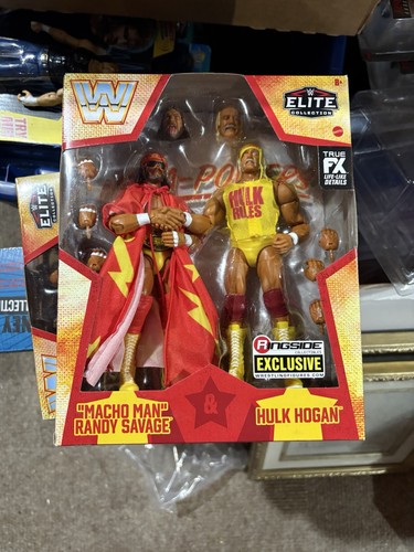 The Mega Powers Macho Man Randy Savage Hulk Hogan WWE Wrestling Figures ...