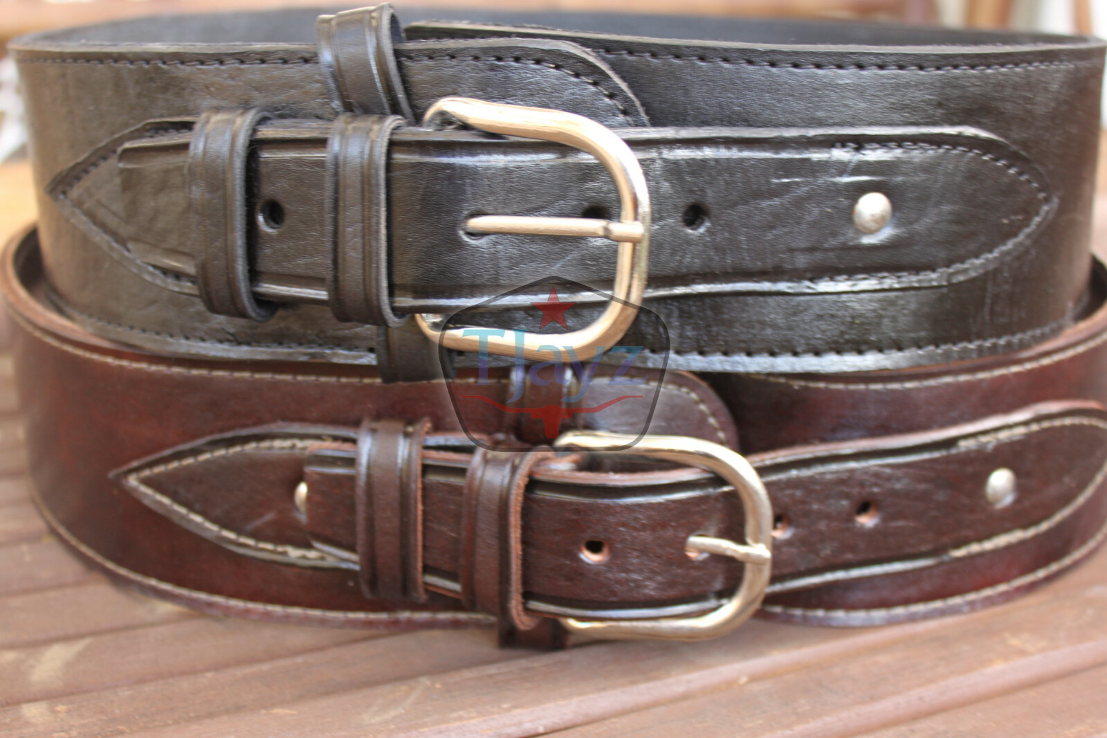 Handmade 44/45 Smooth Cartridge Belt Holster LEATHER Western RIG Gun ...