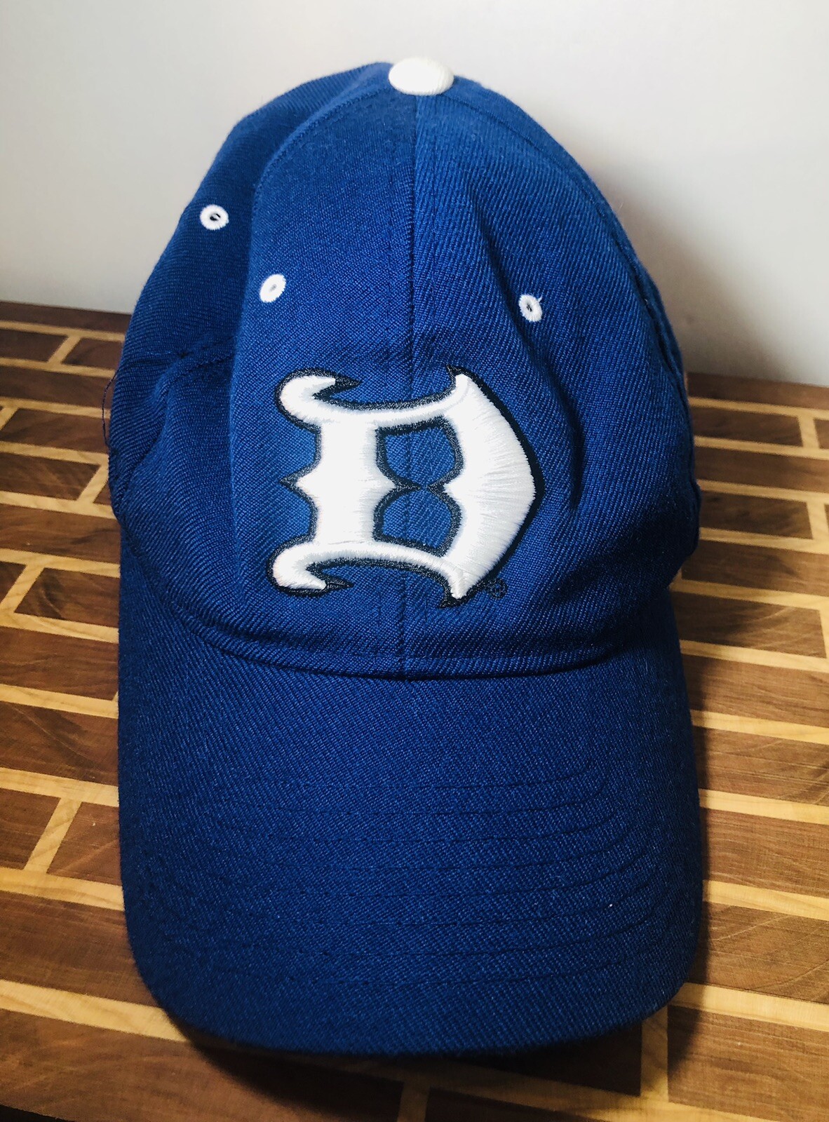Zephyr The Z Hat Baseball Cap Blue & White Stitched D… - Gem