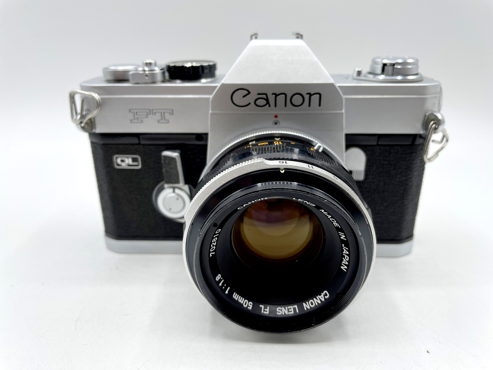 Canon FT QL 35mm Film Camera With 50mm f/1.8 Lens - Black or Chrome ...