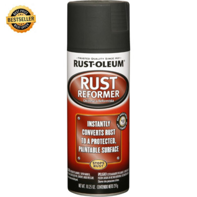 Rust-Oleum 248658-6PK Rust Reformer Spray, 10.25 oz, Black, 6 Pack | eBay