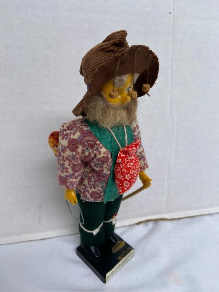 Vintage Plush Australian Swagman Doll Australian Hobo 7.5" Made in ...