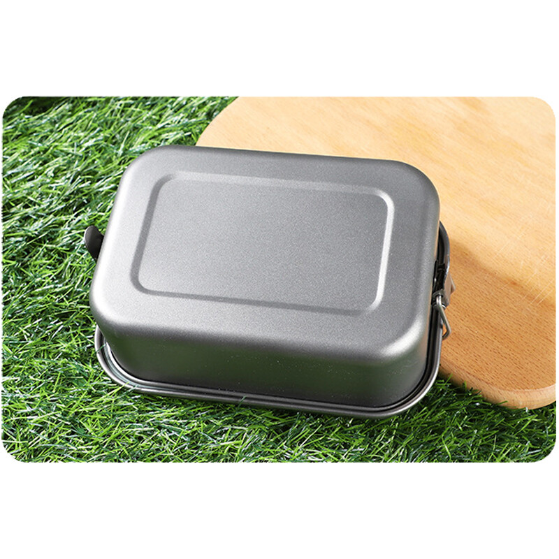 Healthy Titanium Alloy Portable Bento Dinner Box Leak-Proof Lunch Box ...