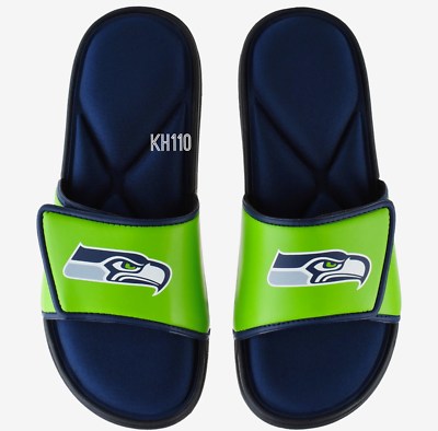 Seattle Seahawks NFL Deluxe Foam Sport Men's Slide Sandals | eBay