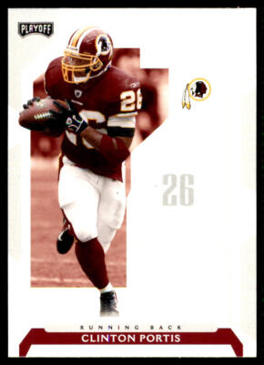 2006 Playoff NFL Playoffs #18 Clinton Portis Washington Redskins | eBay