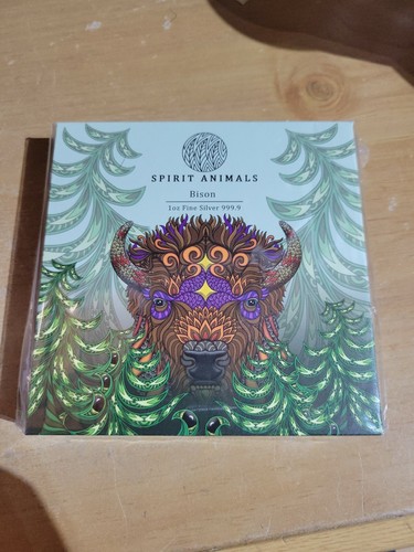 Solomon Islands Spirit Animals Bison silver coin (Pamp) | eBay