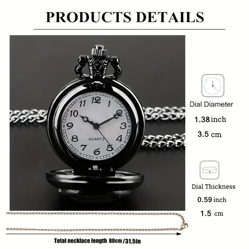 Vintage Route 66 Men Quartz Pocket Watch Americana Motorcycle Design ...