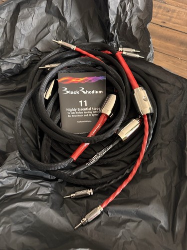 Black Rhodium Athena DCT++ 3M Black Speaker Cable | eBay