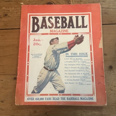 January 1921 Baseball Magazine | eBay