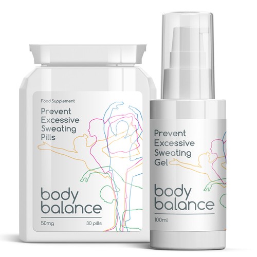 No Sweat! - Body Balance Prevent Excessive Sweating Pills & Gel Anti ...