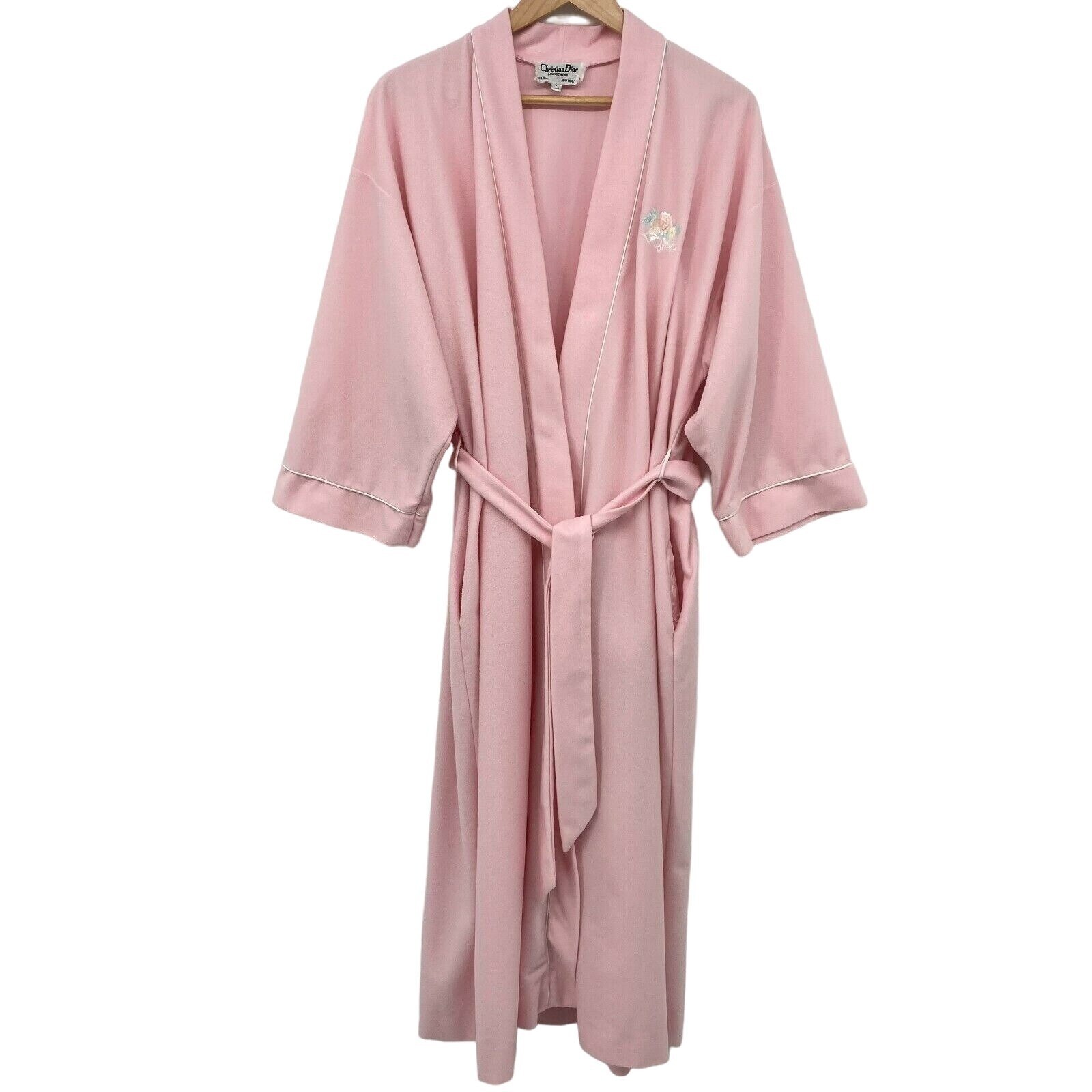 Vintage Christian Dior Robe Housecoat Lounge Size Lar… - Gem
