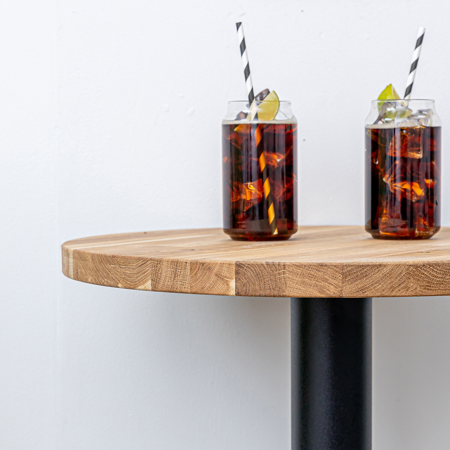 Solid Wood Oak Cafe Table Tops | Premium Round Wooden Tops | Bistro ...