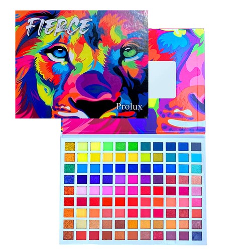 Prolux Fierce 99 Color Matte Shimmer Glitter Eyeshadow Palette | eBay