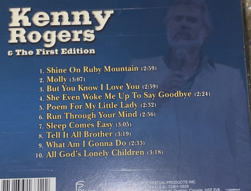 Kenny Rogers & the First Edition CD "All Time Hits" 2001 New Factory ...