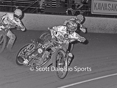 1988 Phil Collins 8 x 10 Costa Mesa Speedway Motorcycle Racing Photo | eBay