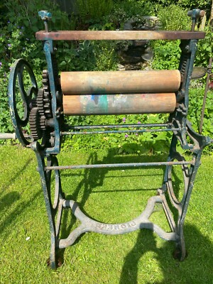Vintage cast iron Pioneer mangle | eBay UK