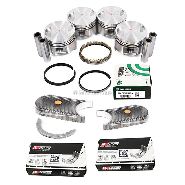Full Gasket Set Pistons Bearings Fit Suzuki Sidekick Samurai Swift 1.3L ...