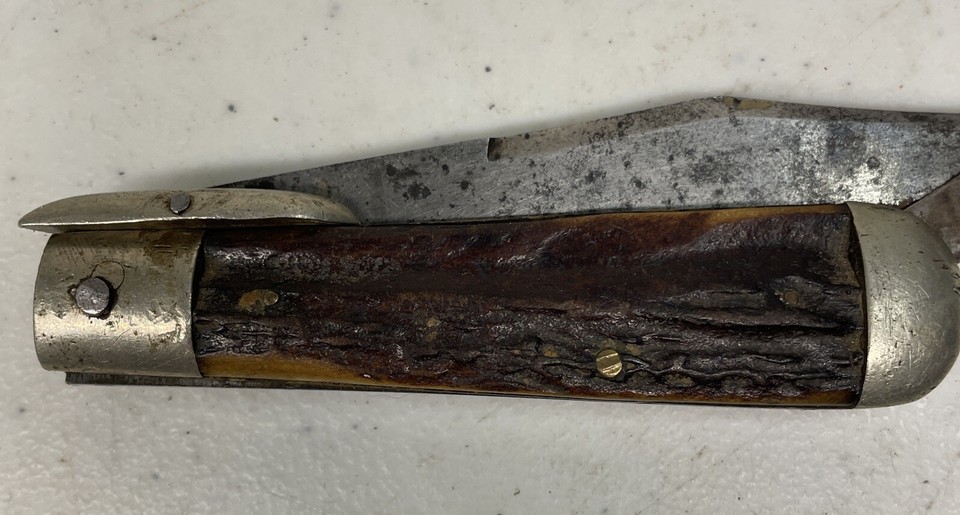 1914-1935 MARBLES GLADSTONE MICH POCKET KNIFE SAFETY HUNTING FOLDER 3 ...