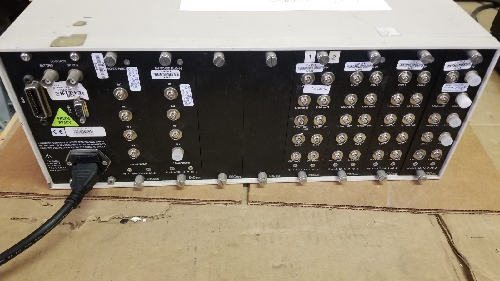 DiCon GP700 General Purpose Fiber Optic Switch with 6 Modules Passes ...