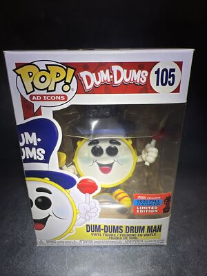 G4 Funko Pop Ad Icons DUM DUMS DRUM MAN NYCC Exclusive Vinyl Figure 105 ...