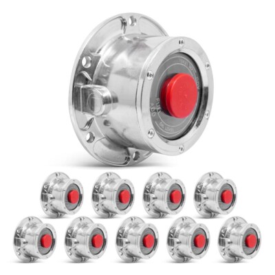 (10) 3404009PTP Polished Aluminum Hub Caps Replaces Stemco 300-4009 ...