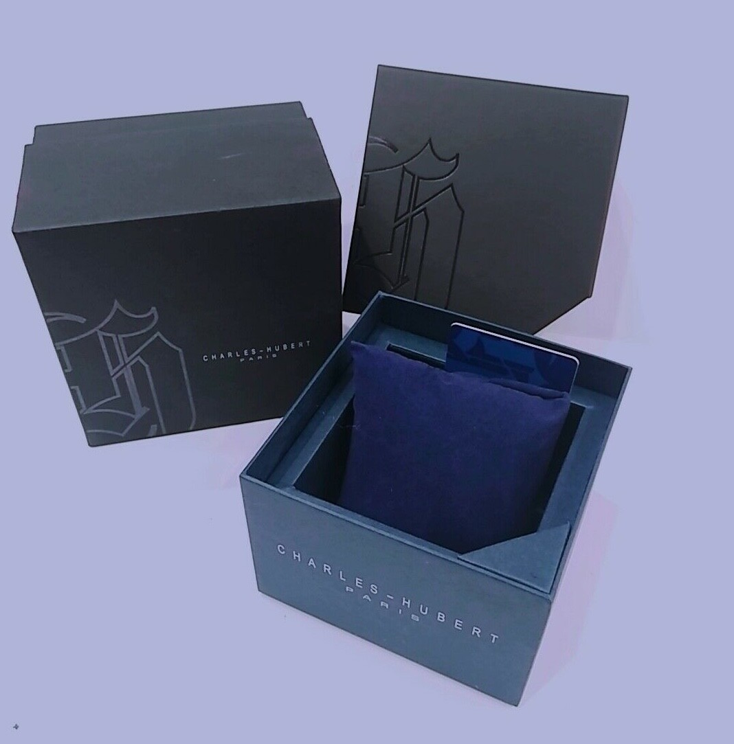 Charles Hubert Paris watch box Jewelry display storage case with outer ...