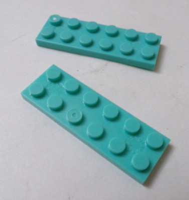 Mega Bloks x2 Turquoise 2x6 Plates (021-39) | eBay