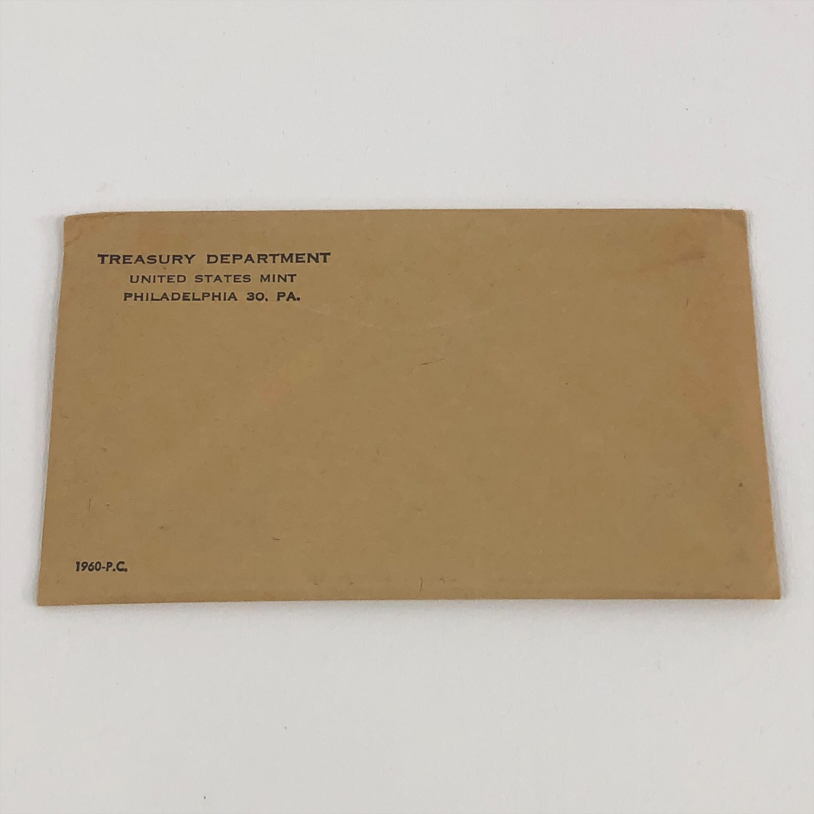 (1) 1960 United States SILVER Proof Set Original SEALED Envelope ...