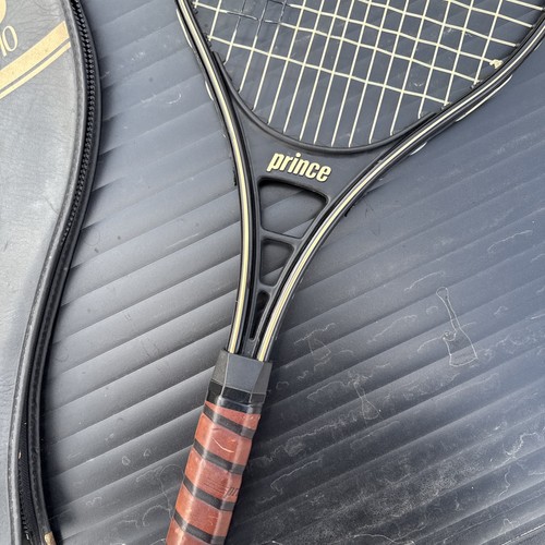 Prince Graphite Pro Series 110 Tennis Racquet 4 1/2 Grip with Cover ...