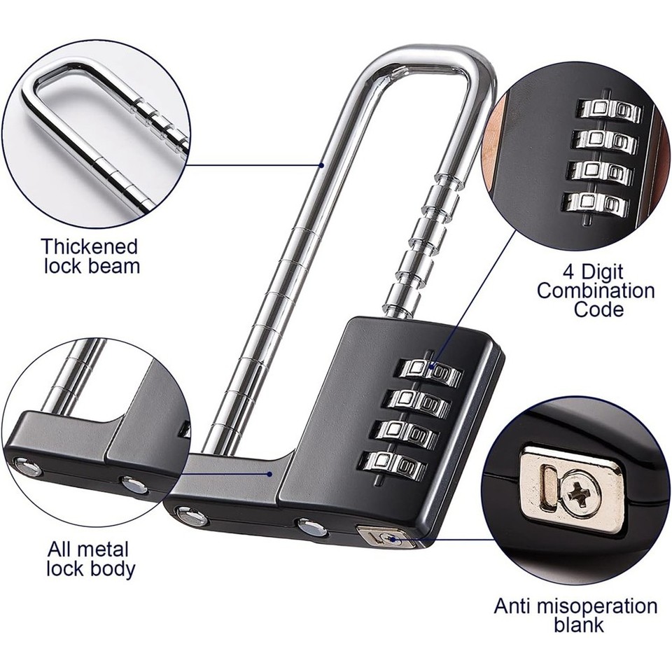 Cabinet Lock,Combination Padlock,Stainless Steel Gym Locker Lock Code ...