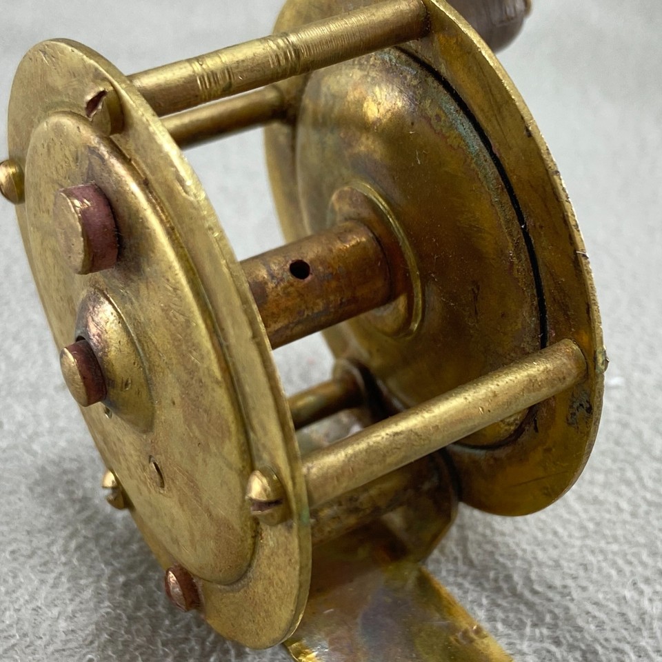 ANTIQUE BRASS "MARQUE DÉPOSÉE" FISHING REEL | BIRMINGHAM STYLE | CIRCA ...