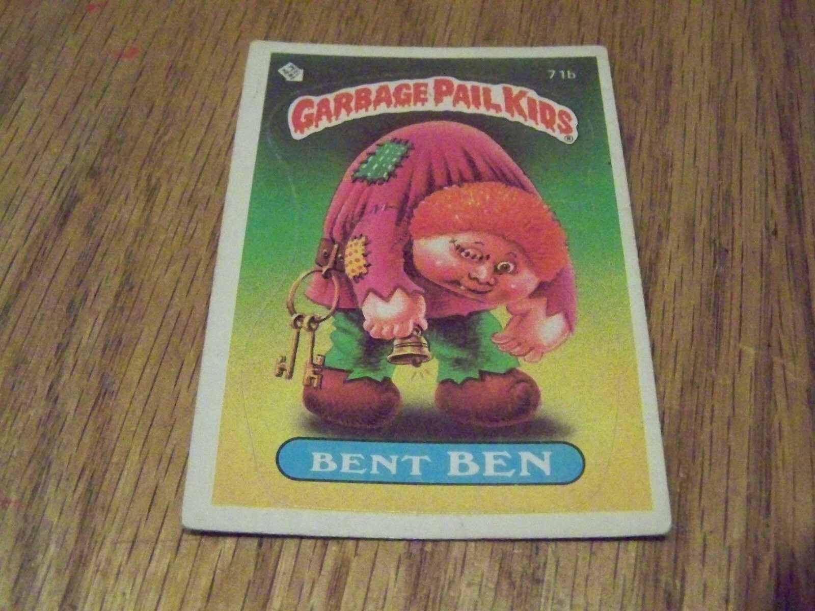 1985 TOPPS GARBAGE PAIL KIDS BENT BEN TRADING CARD | eBay
