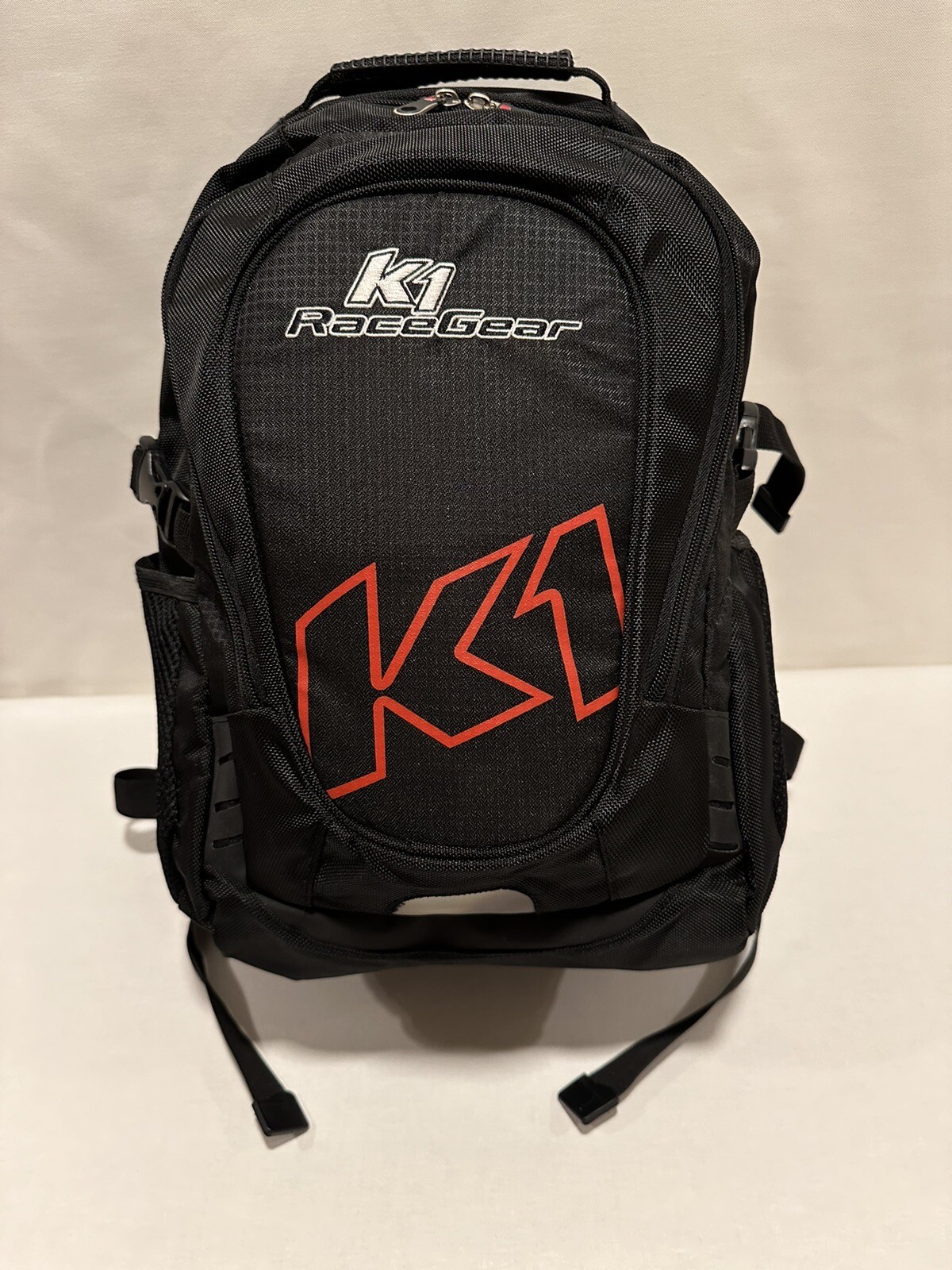 K1 Race Gear Padded Laptop Black Backpack Bag - Gem