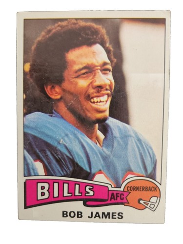 1975 Topps Football Bob James Buffalo Bills #299 | eBay