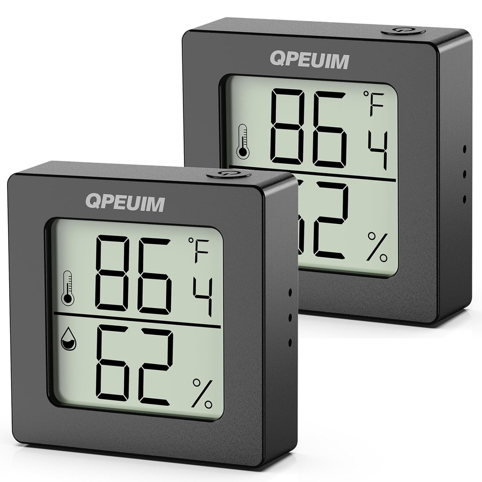 2 Pcs Digital Hygrometer Indoor Mini Thermometer Humidity Meter Room ...